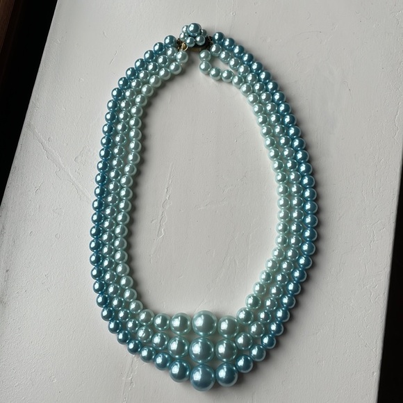 Vintage | Jewelry | Vintage Light Blue Pearls | Poshmark